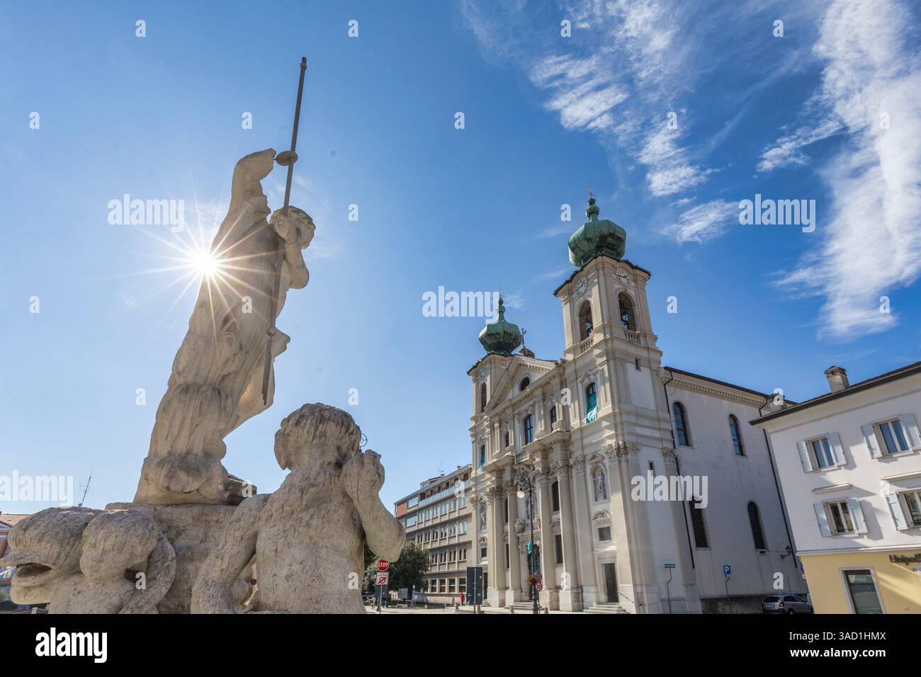 St. Ignatius' Church, which overlooks Piazza della Vittoria and the ...