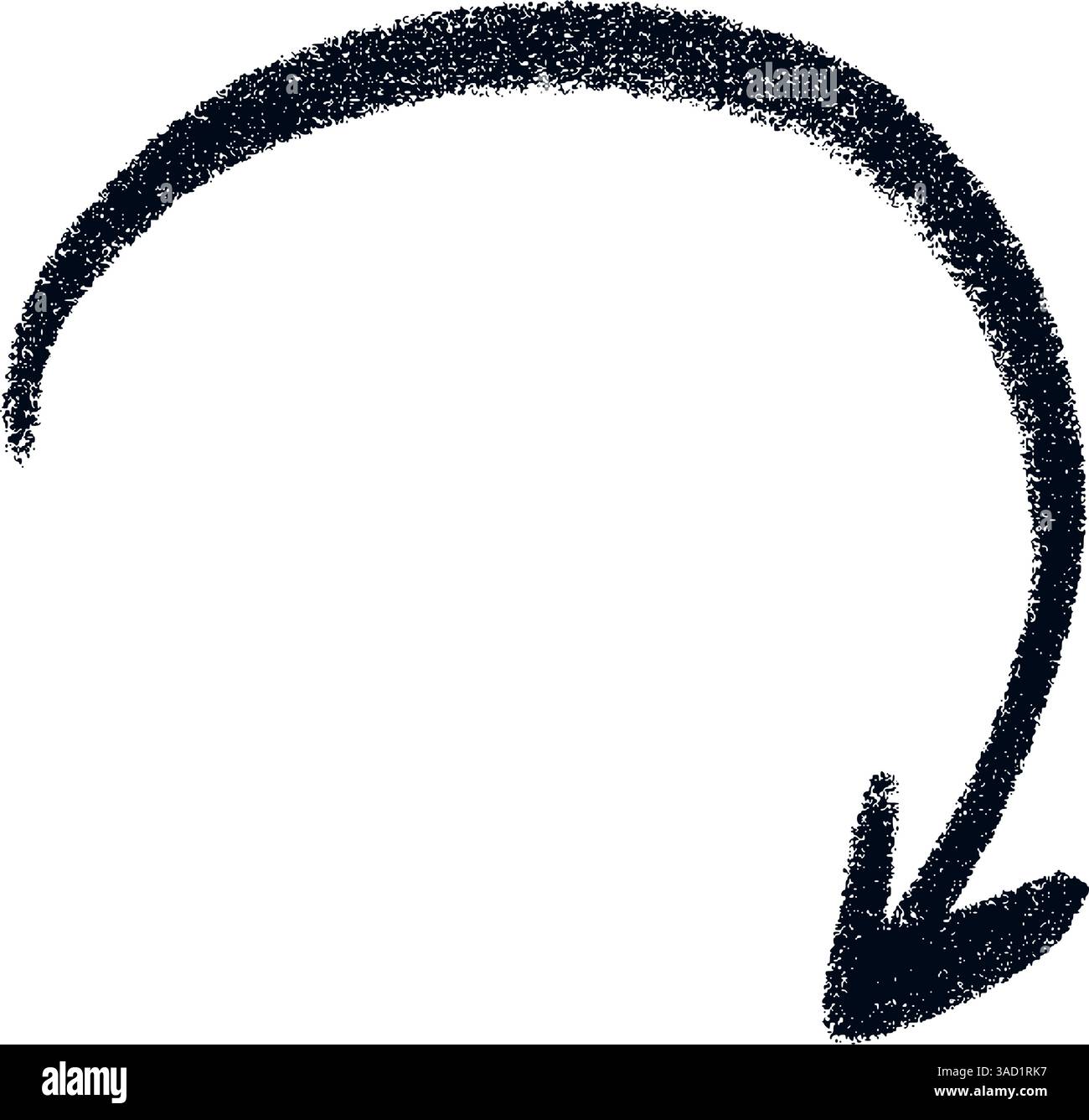 Doodle emphasis arrow icon. Design quirky twist zigzag line, spring ...