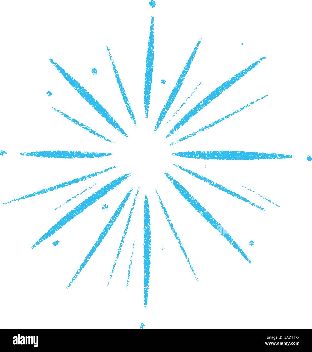 Blue Radiant sunburst with abstract rays and starburst lines. Circular ...