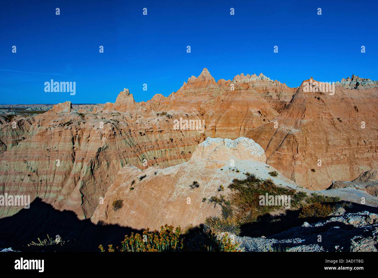 USA, South Dakota, Wall, Badlands National Park, Big Foot Pass Stock ...