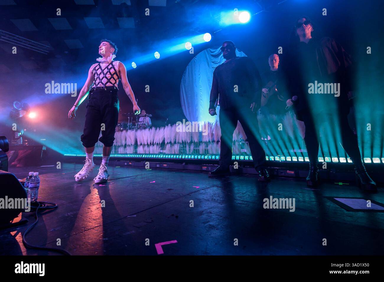 Glasgow, UK. 03rd Apr, 2025. Olly Alexander seen performing live at The ...