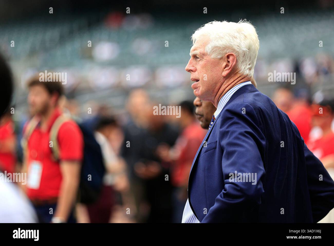 ATLANTA, GA - APRIL 04: Terry McGuirk, Chairman & CEO of Braves ...