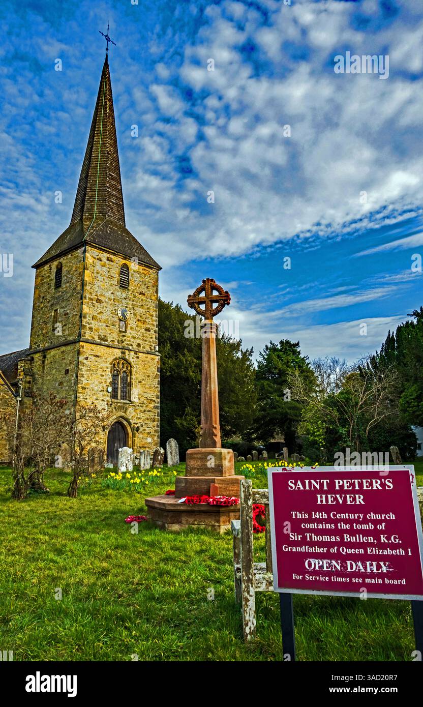 St Peter's church, Hever, Edenbridge Stock Photo - Alamy