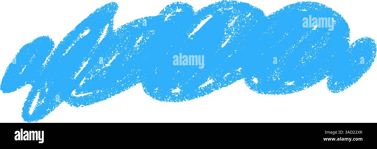 Pastel crayon clouds with chalky texture. Kid-friendly sky elements ...