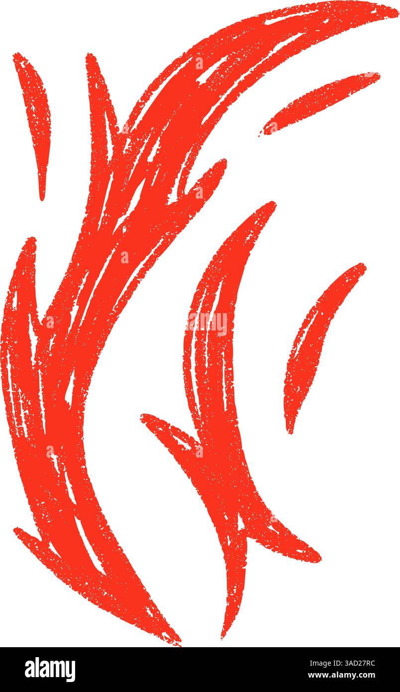 Y2K fire tattoo design with bold black flames. Hand-drawn doodle flames ...