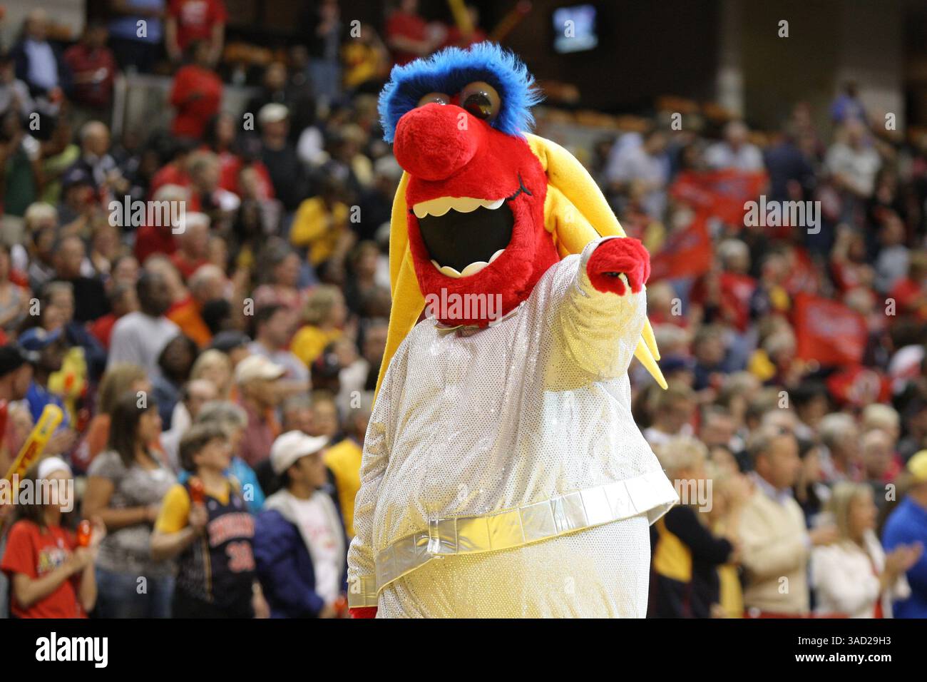 September 27, 2011: Indiana Fever mascot Freddy Fever during game 3 of ...