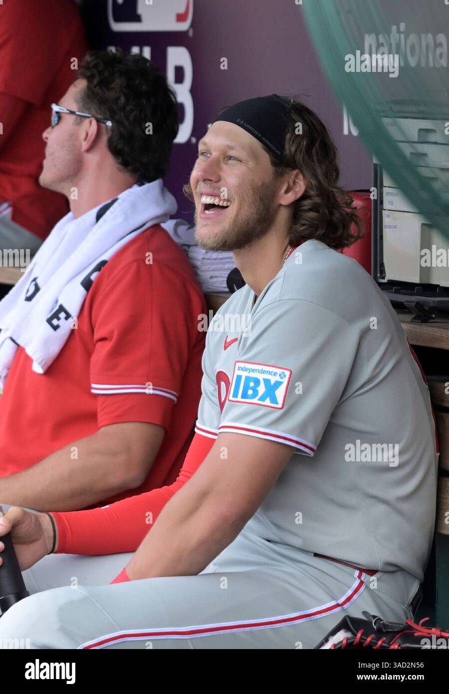 WASHINGTON, DC - MARCH 30: Philadelphia Phillies third baseman Alec ...