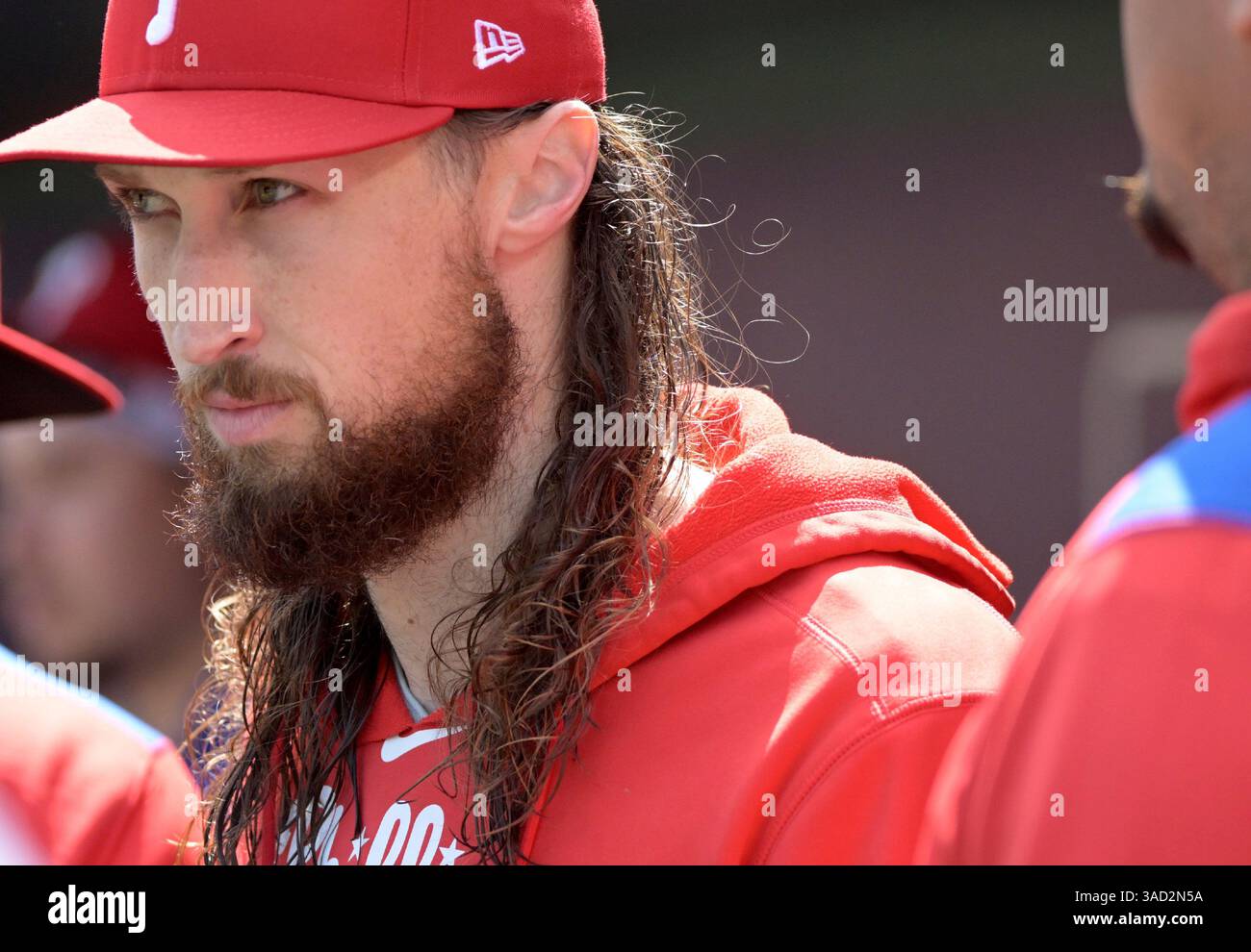 WASHINGTON, DC - MARCH 30: Philadelphia Phillies pitcher Matt Strahm ...