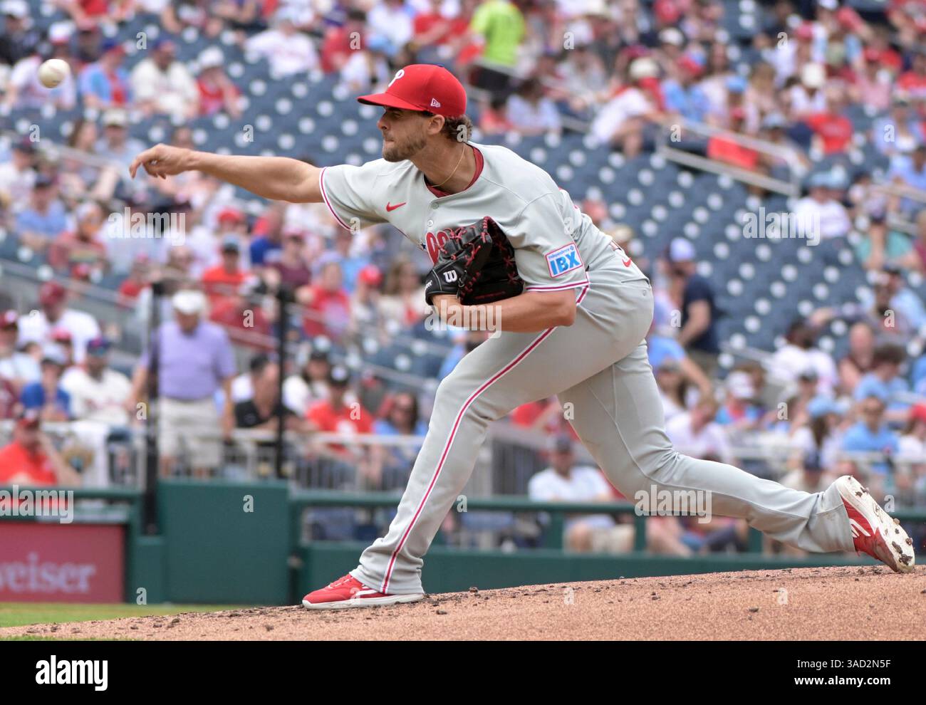 WASHINGTON, DC - MARCH 30: Philadelphia Phillies starting pitcher Zack ...