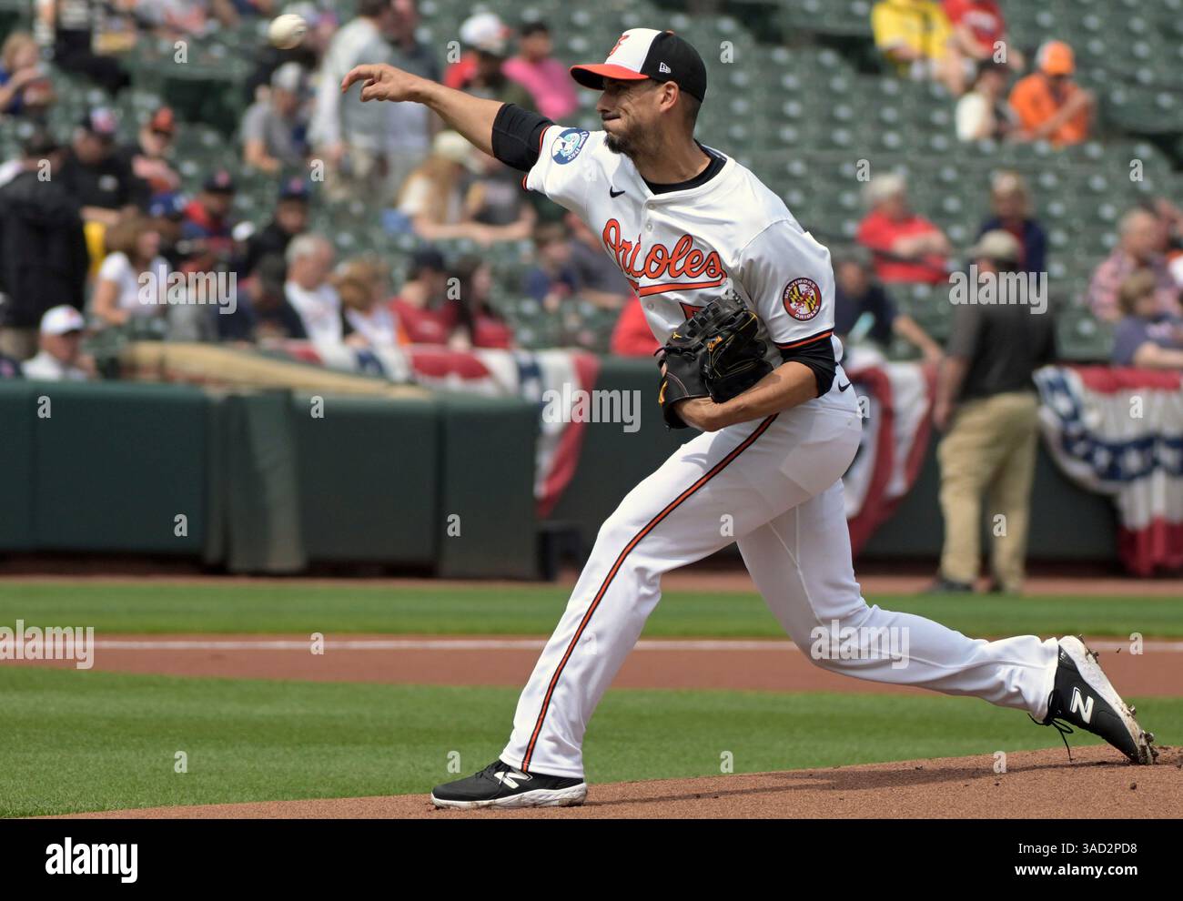 BALTIMORE, MD - APRIL 3: Baltimore Orioles pitcher Charlie Morton (50 ...