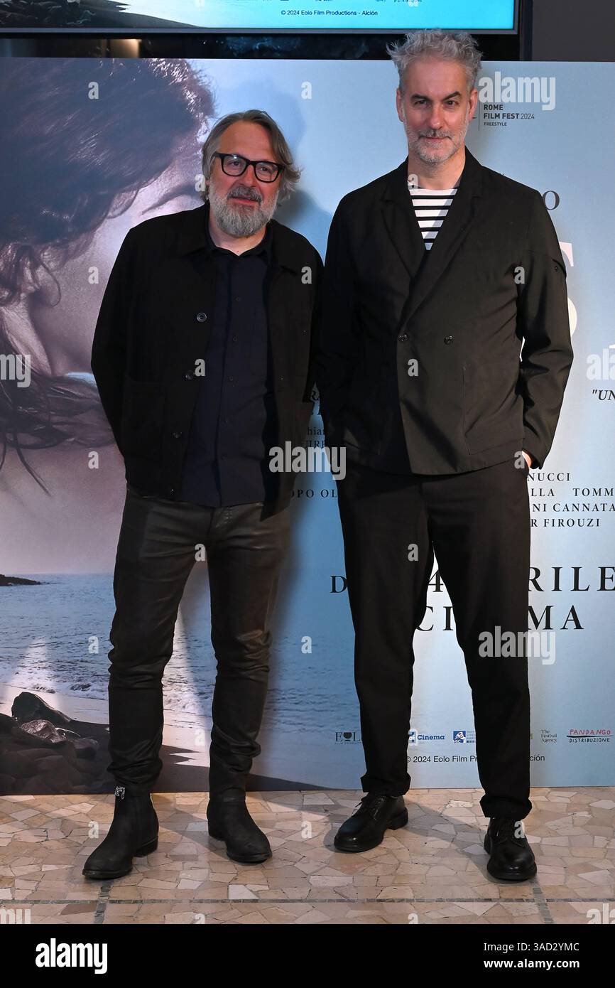 Milan, Italy. 05th Apr, 2025. Milan - Photocall film. “Arsa” - Masbedo ...