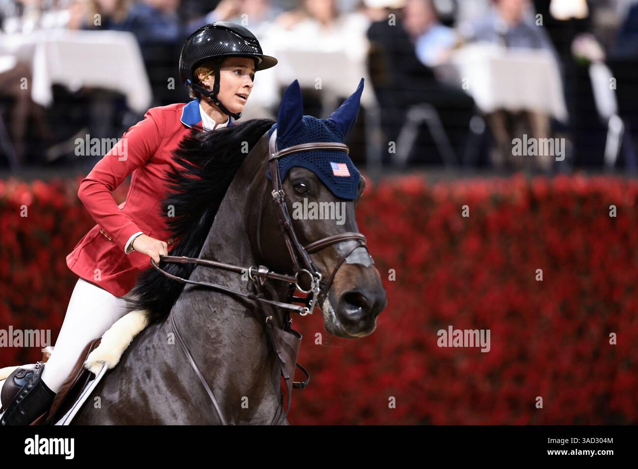 Alise OKEN of United States with Gelvera during the LONGINES FEI ...