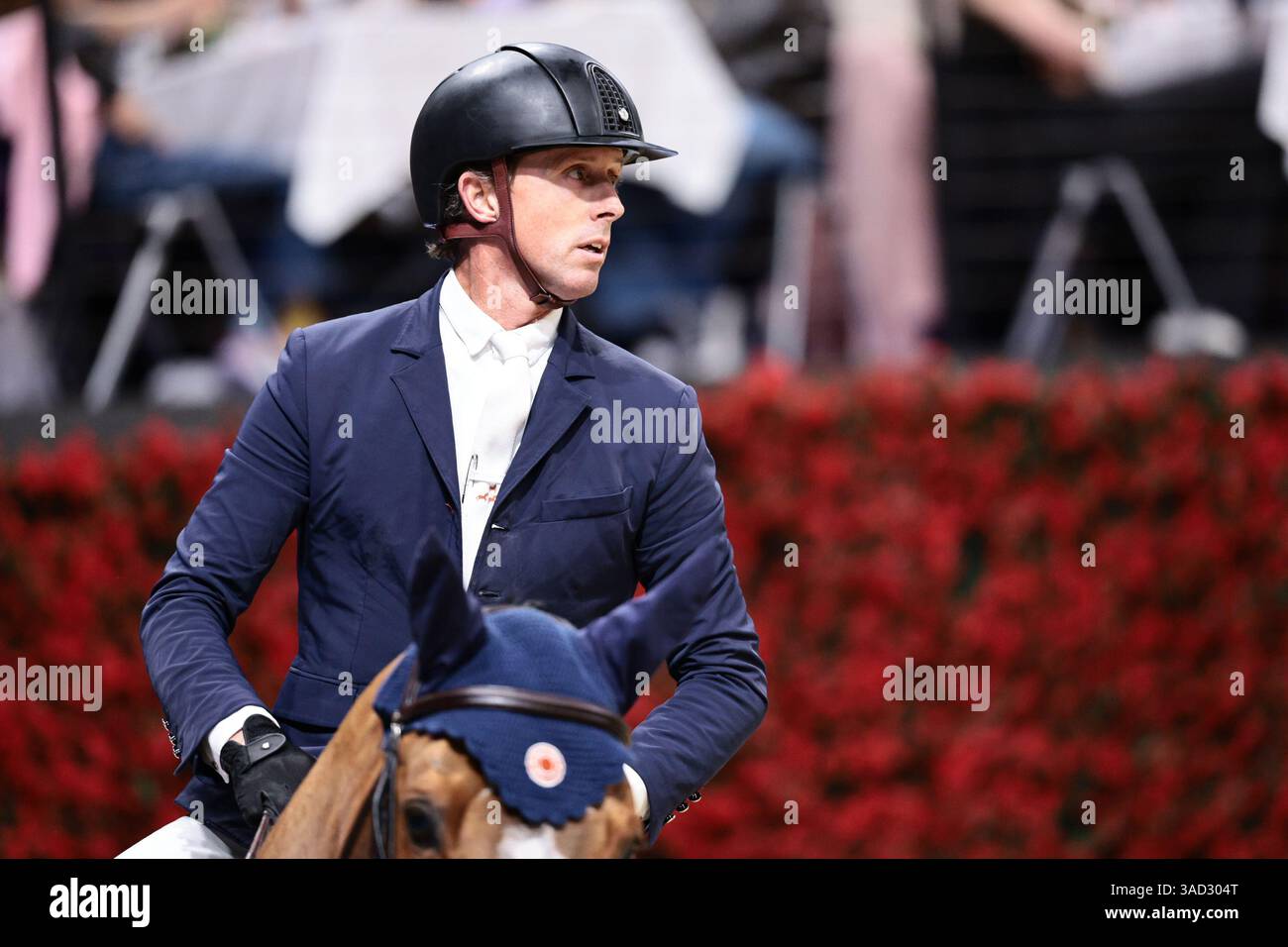 Ben MAHER of Great Britain with Point Break during the LONGINES FEI JUMPING WORLD CUP™ – Final ...
