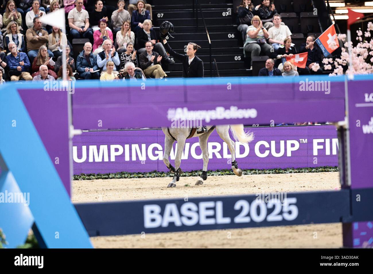 Martin FUCHS of Switzerland with Leone Jei during the LONGINES FEI ...