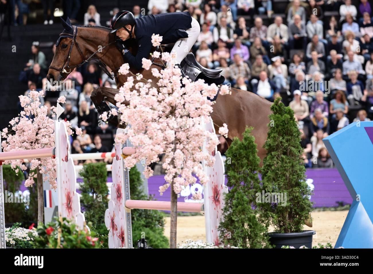 Max KÜHNER of Austria with Elektric Blue P during the LONGINES FEI ...
