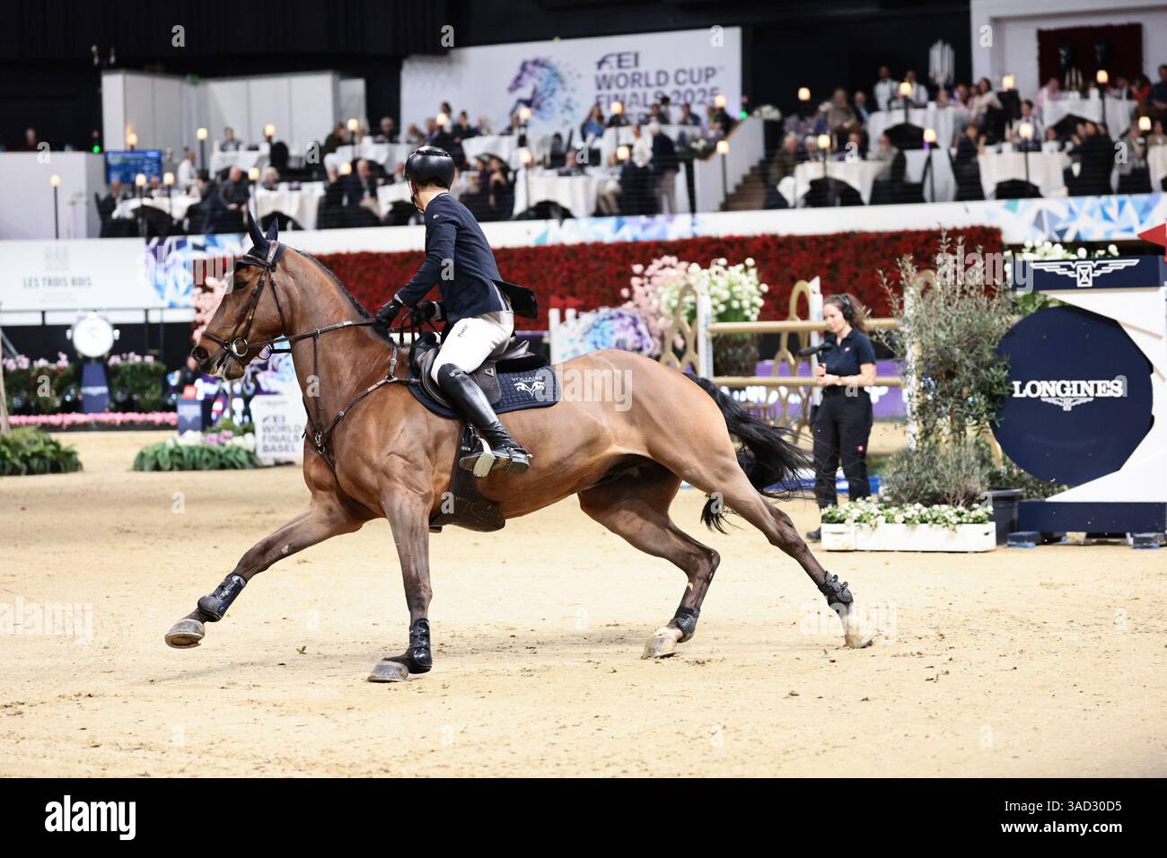 Max KÜHNER of Austria with Elektric Blue P during the LONGINES FEI ...