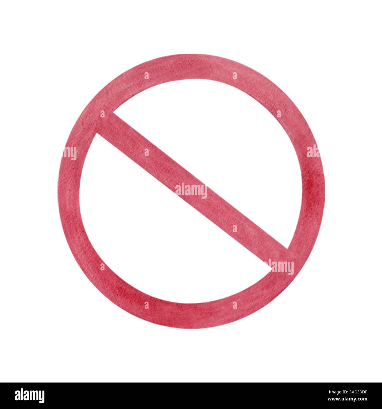 Prohibited red sign, forbidden icon, symbol with transparent background ...