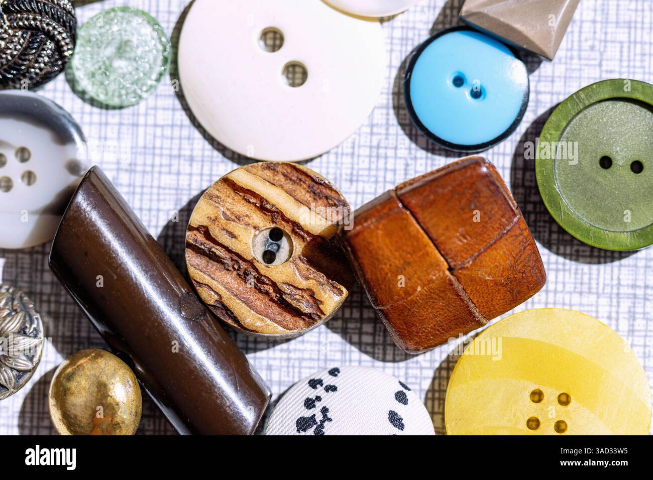 Collection various sewing button hi-res stock photography and images ...