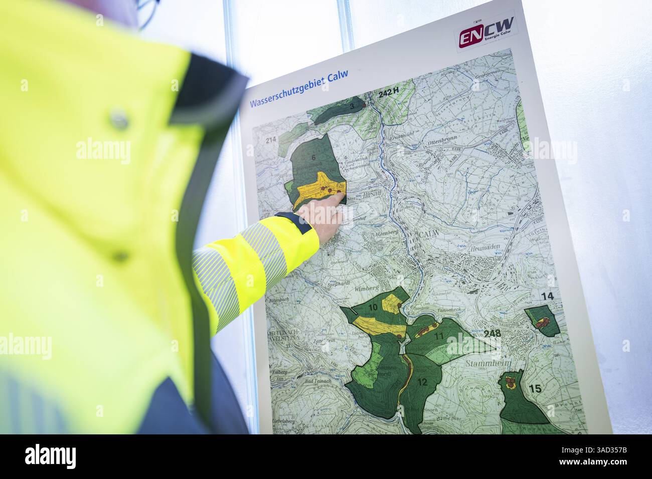 Map germany highlighted in hi-res stock photography and images - Alamy
