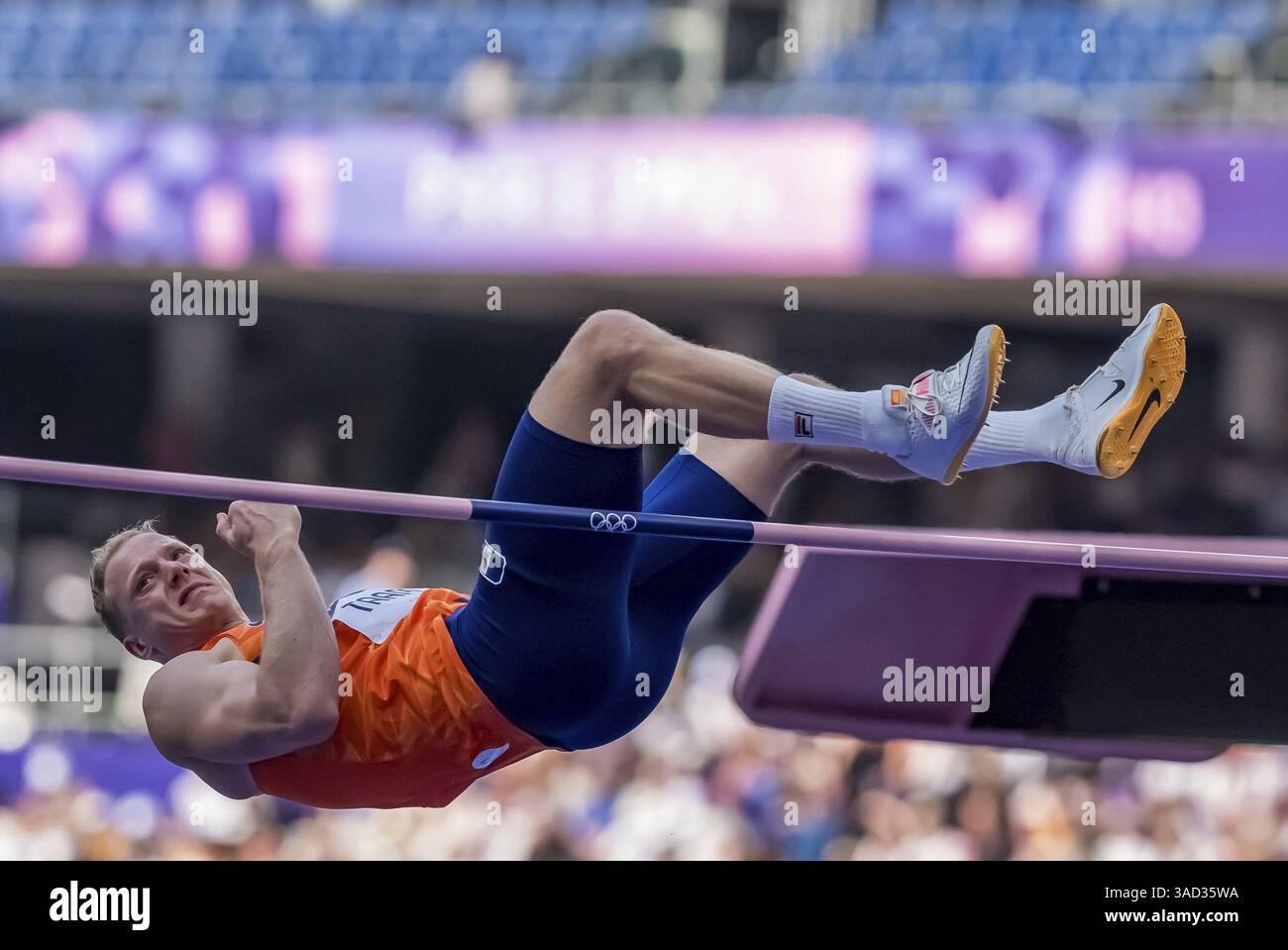 RIK TAAM (NED) of Netherlands, competes in the Men's Decathlon at the ...