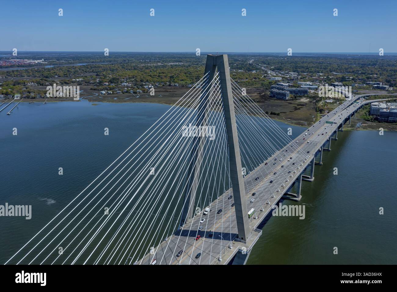 The Arthur Ravenel Jr. Bridge is a cable-stayed bridge in South ...