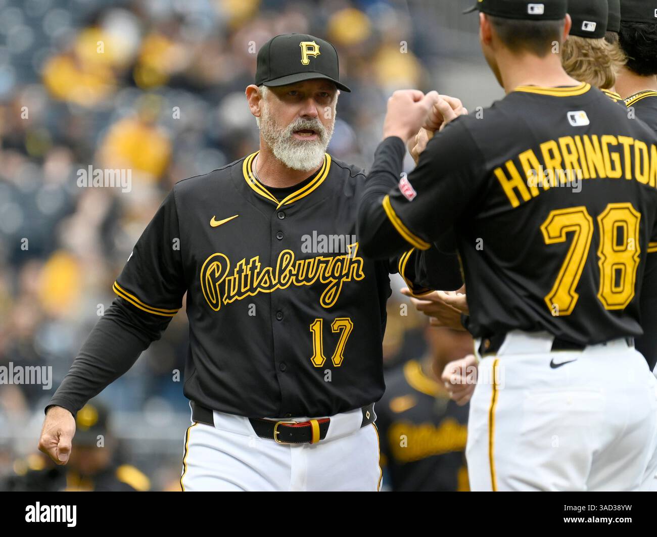 Pittsburgh, United States. 04th Apr, 2025. Pittsburgh Pirates manager ...