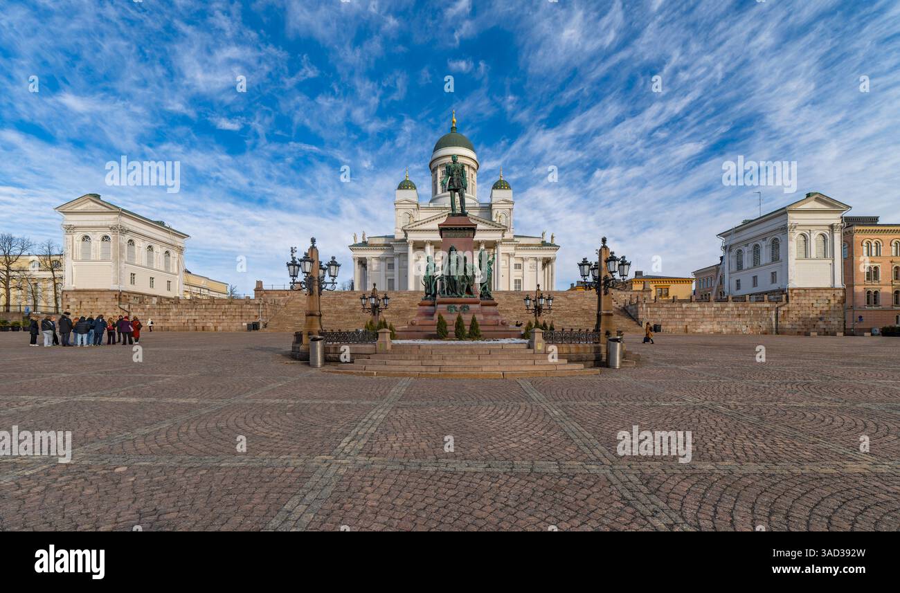Helsinki Cathedral is a Protestant church on the central Senate Square ...