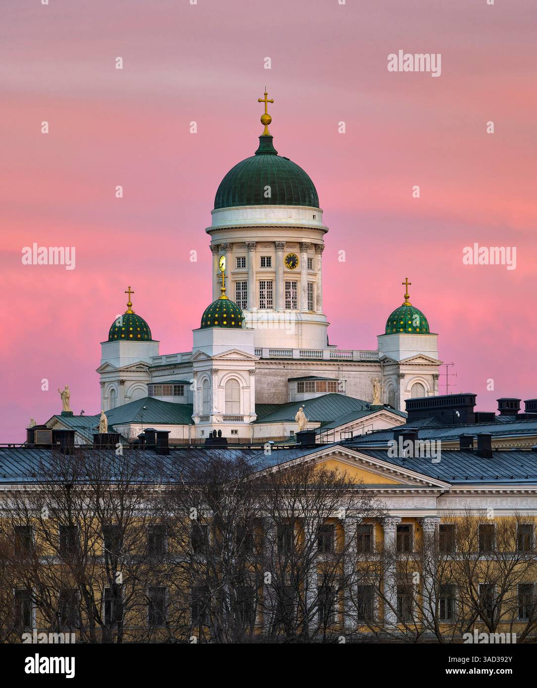 Helsinki Cathedral is a Protestant church on the central Senate Square ...