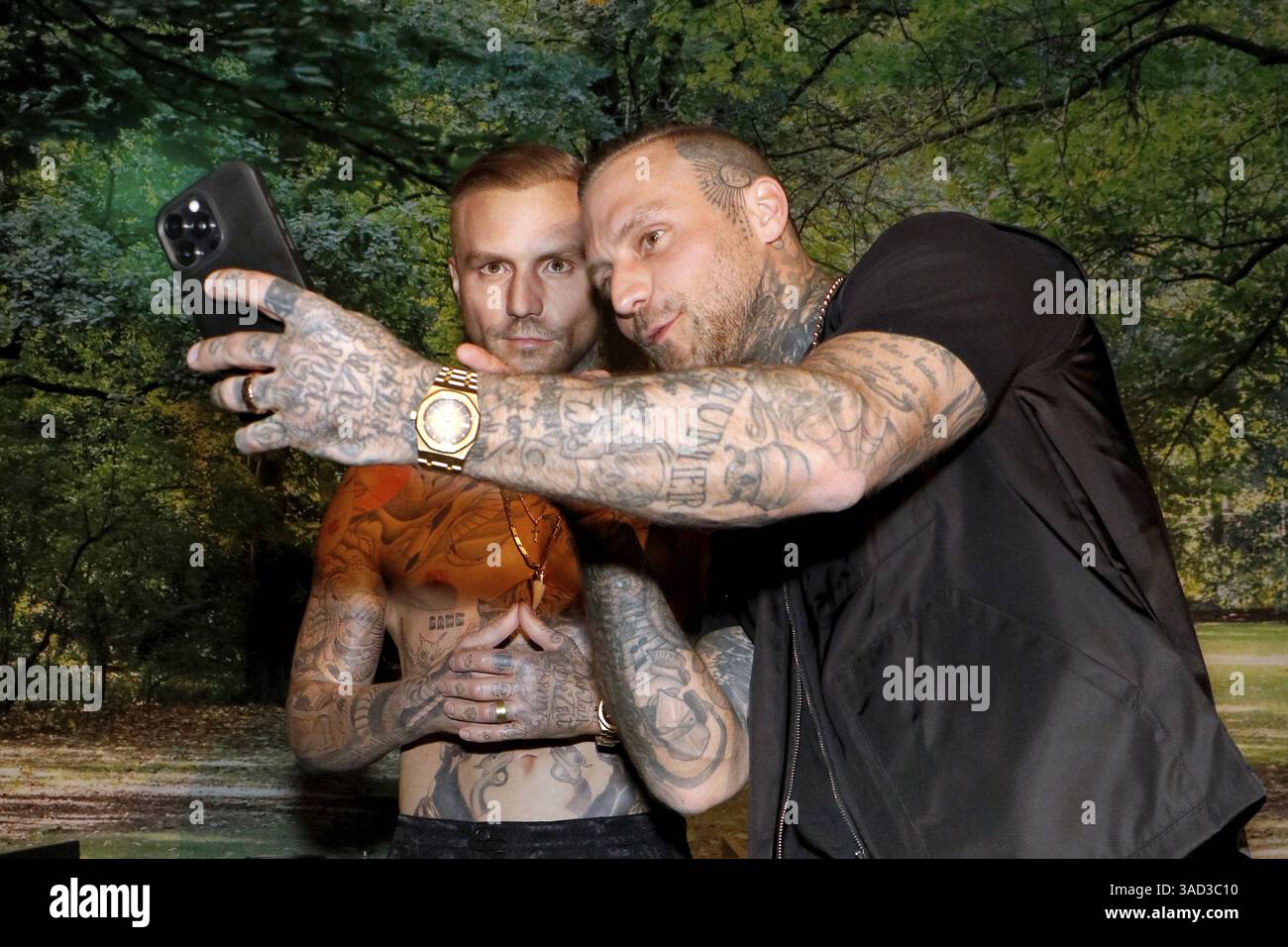 Rapper Kontra K (Maximilian Diehn, KOÐ˜TRA K) at the inauguration of ...