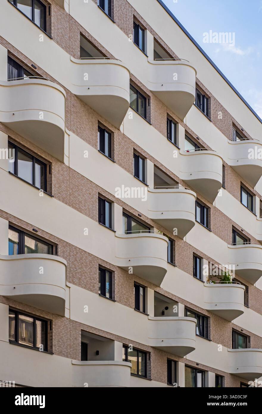 Balconies in the HafenCity in Hamburg Stock Photo - Alamy