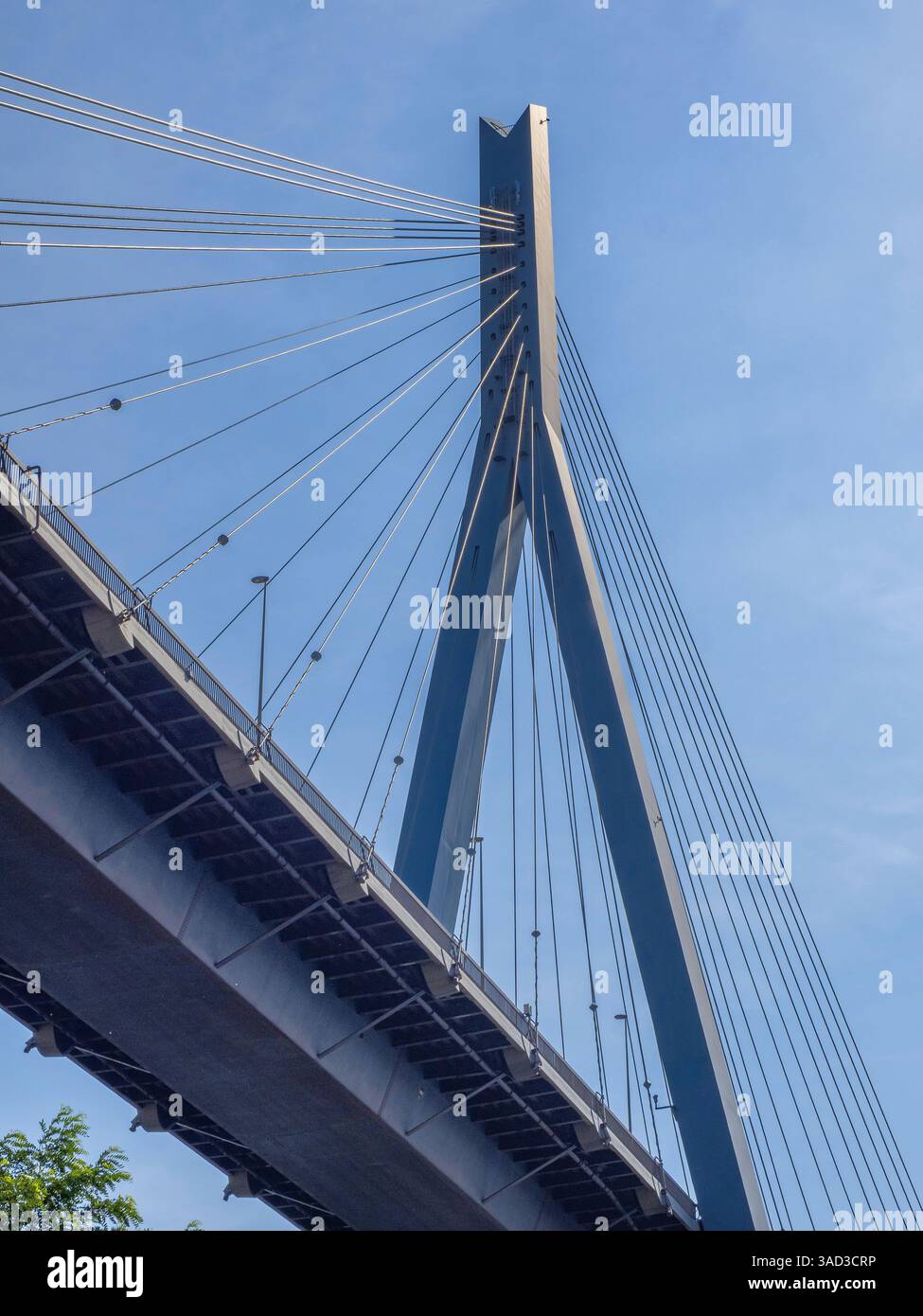 The Köhlbrand Bridge in Hamburg Stock Photo - Alamy