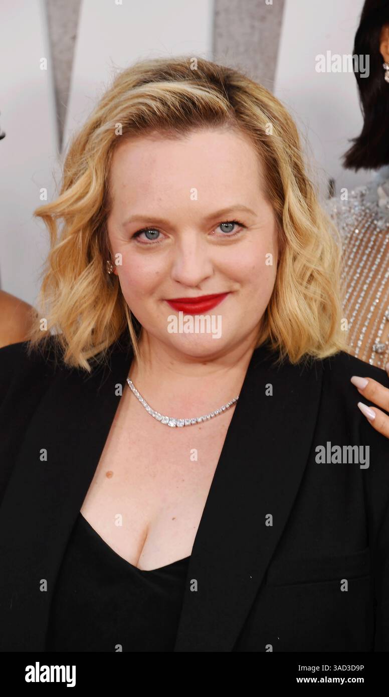 HOLLYWOOD, CALIFORNIA - APRIL 02: Elisabeth Moss attends Hulu's season ...