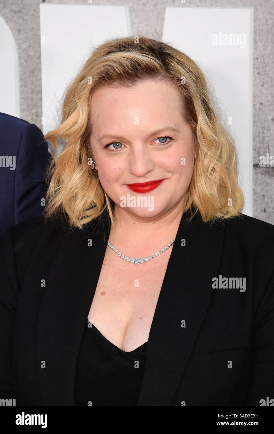 HOLLYWOOD, CALIFORNIA - APRIL 02: Elisabeth Moss attends Hulu's season ...