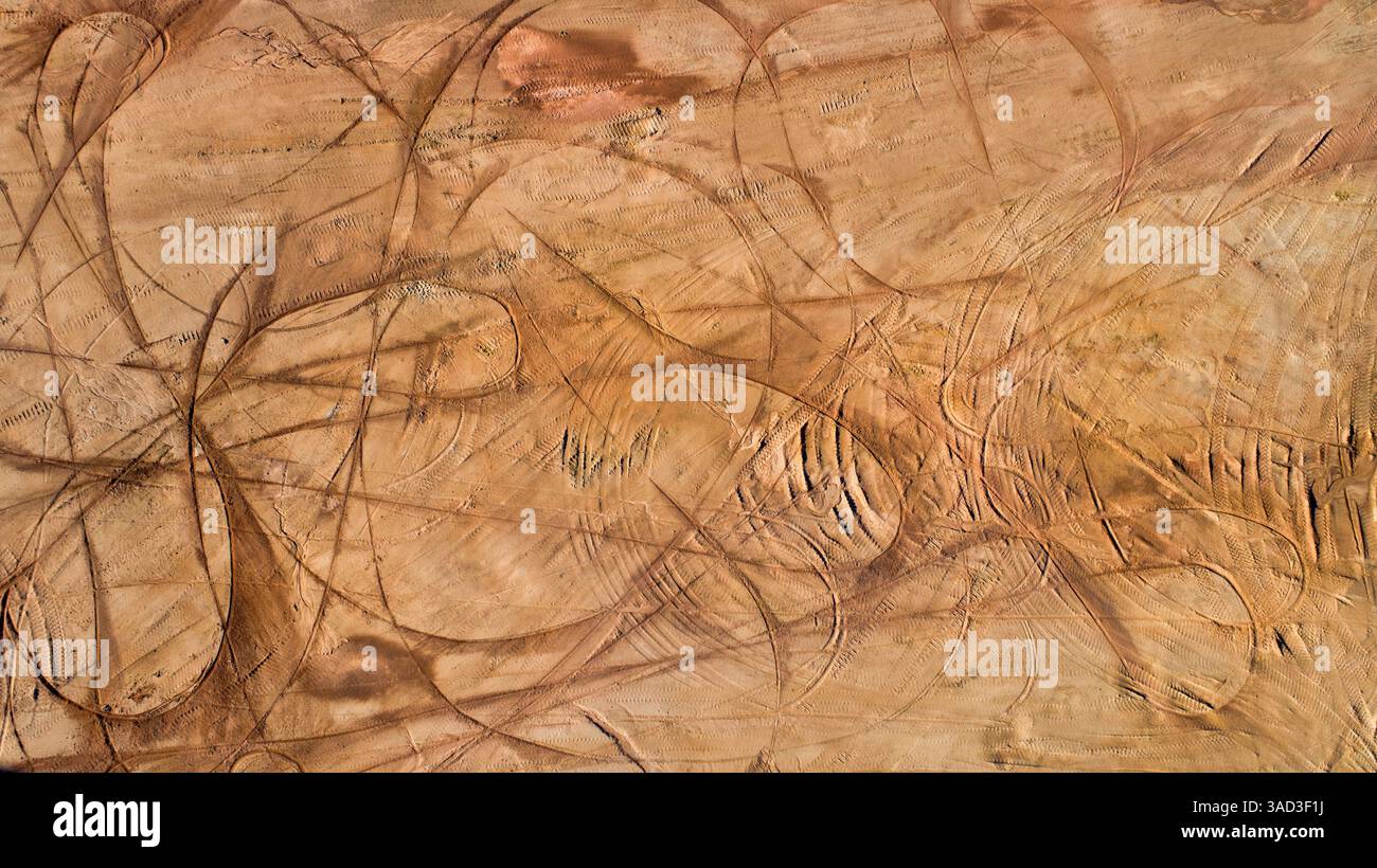 Aerial view sand pit drone hi-res stock photography and images - Alamy