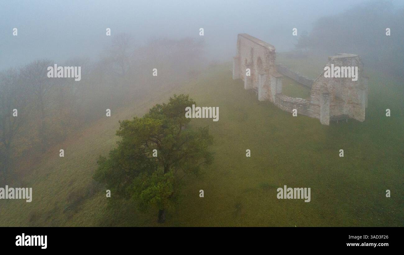 Autumn colours mist in hi-res stock photography and images - Alamy