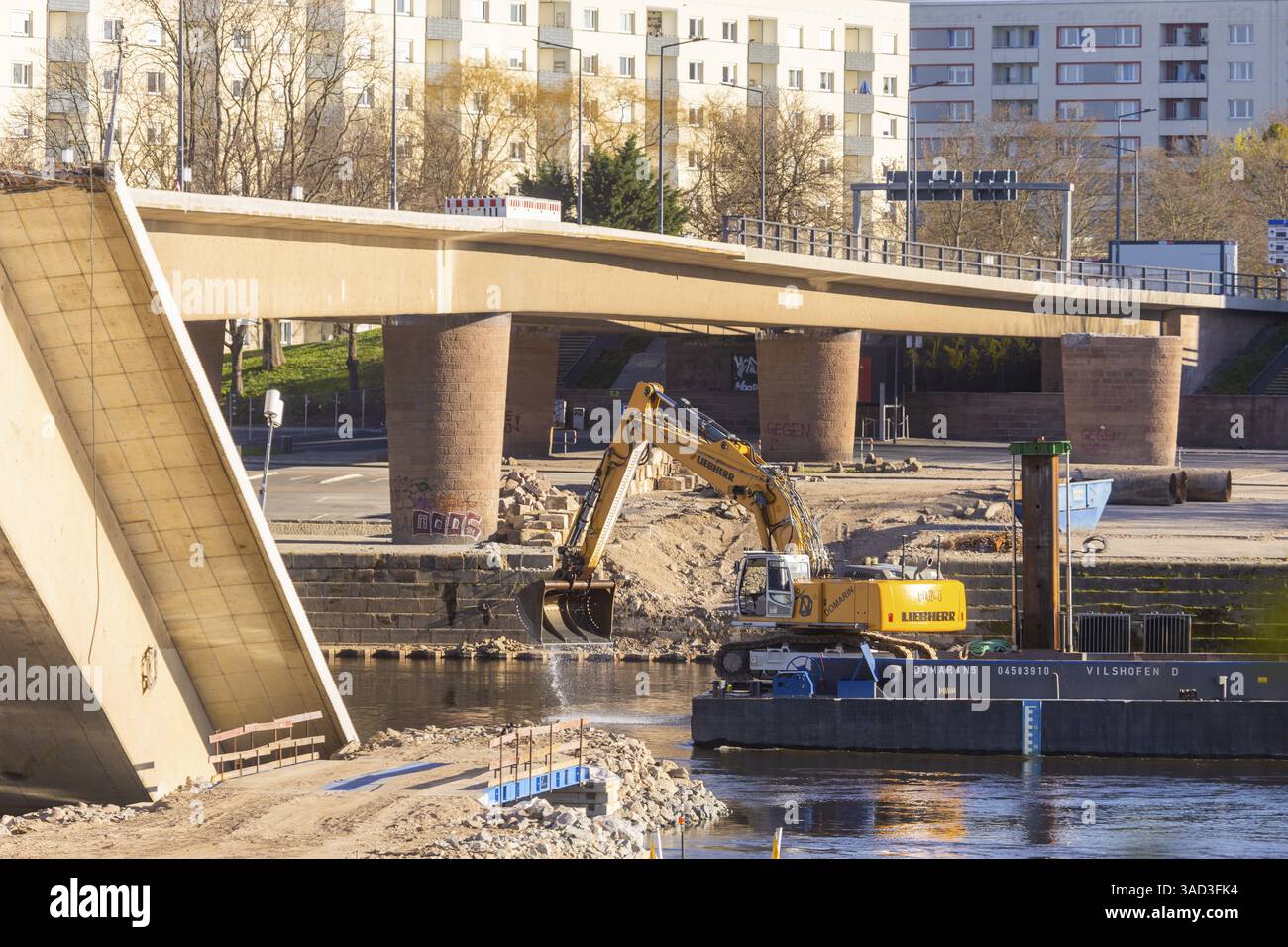 Demolition work is being prepared following the collapse of parts of ...