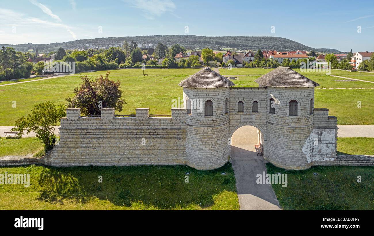 The north gate of the Roman fort in Weißenburg in Bavaria - Fort ...