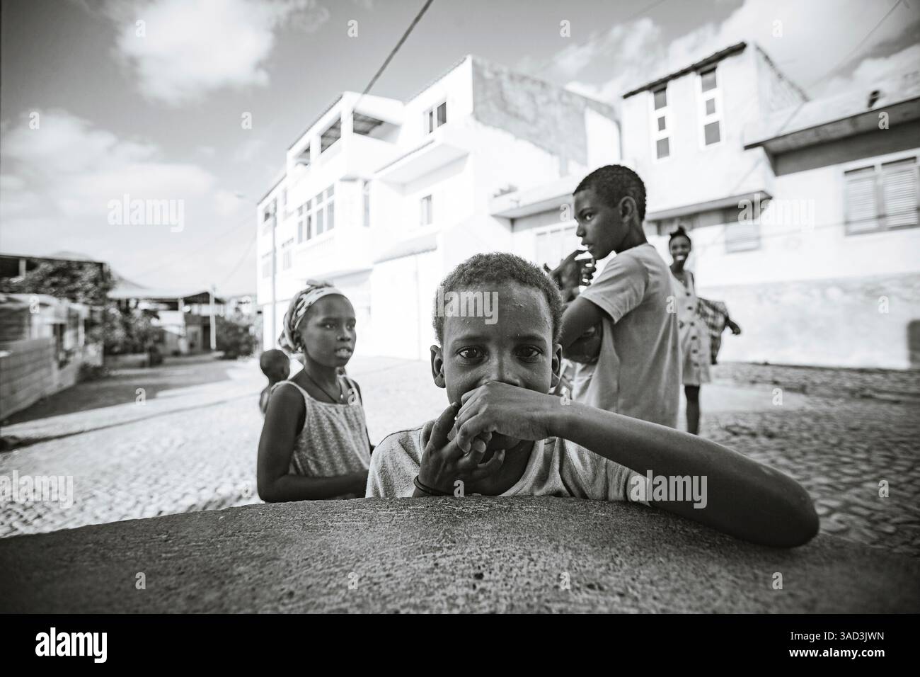 Children, Tarrafal, Cape Verde, West Africa Stock Photo - Alamy