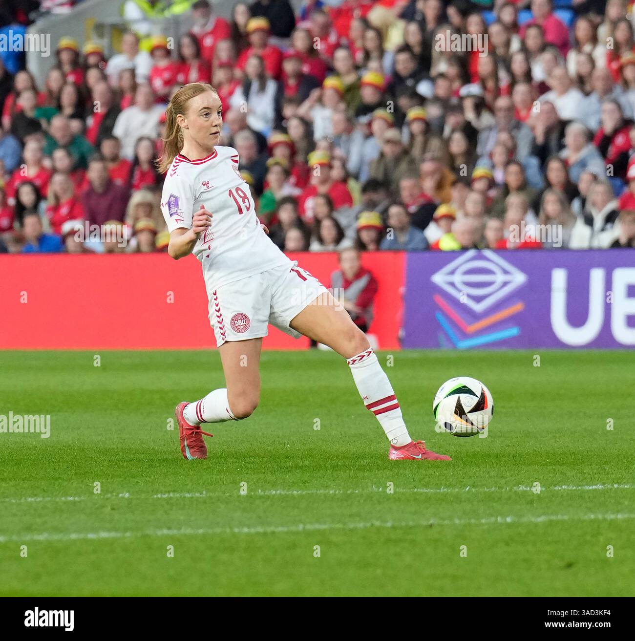 Cardiff,UK, 04 Apr 2025 Sara Holmgaard of Denmark during the 2025 ...