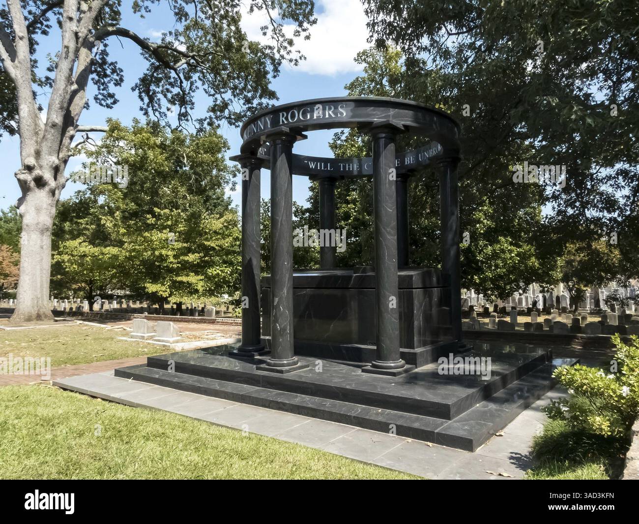 Kenny Rogers' burial site in Atlanta's Oakland Cemetery honors the ...