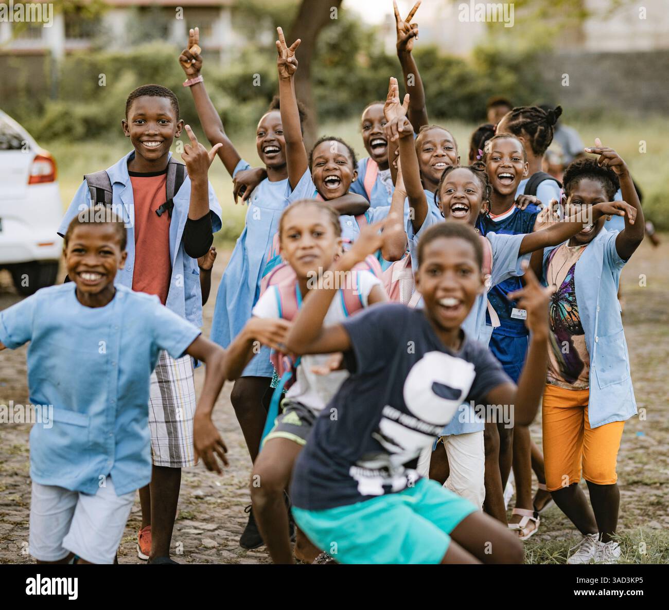 Children, Tarrafal, Cape Verde, West Africa Stock Photo - Alamy