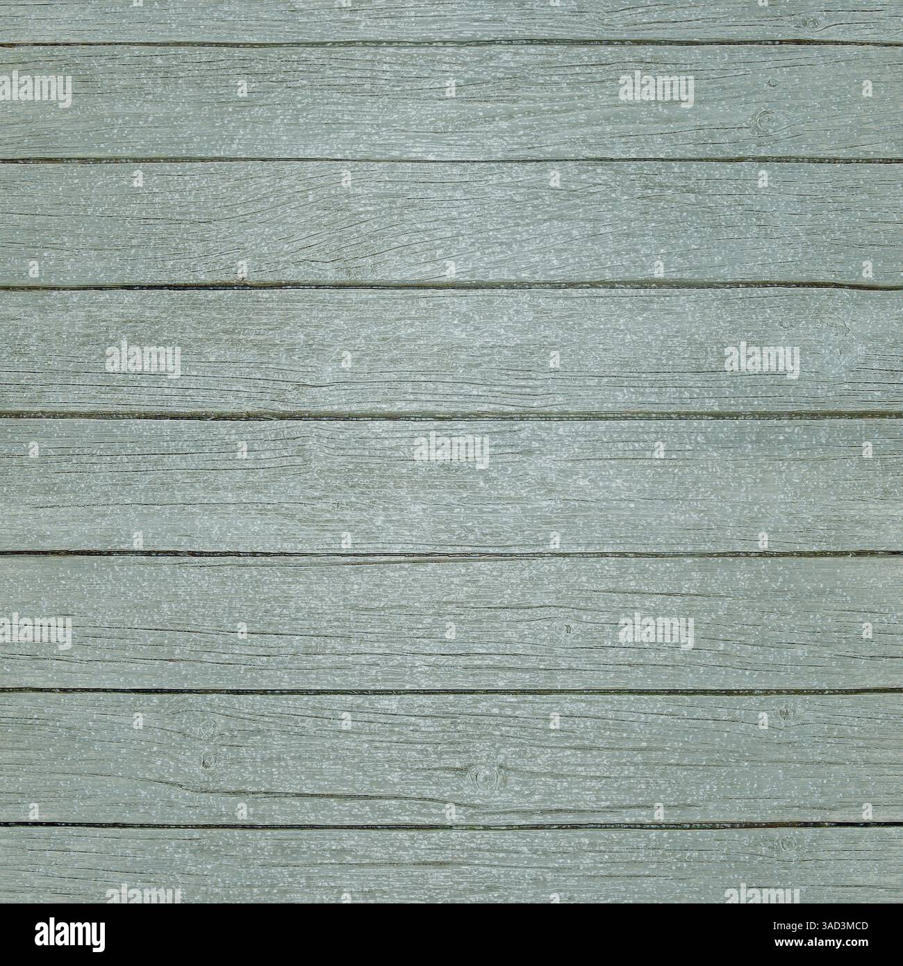 Horizontal wooden boards painted light green create a rustic background ...