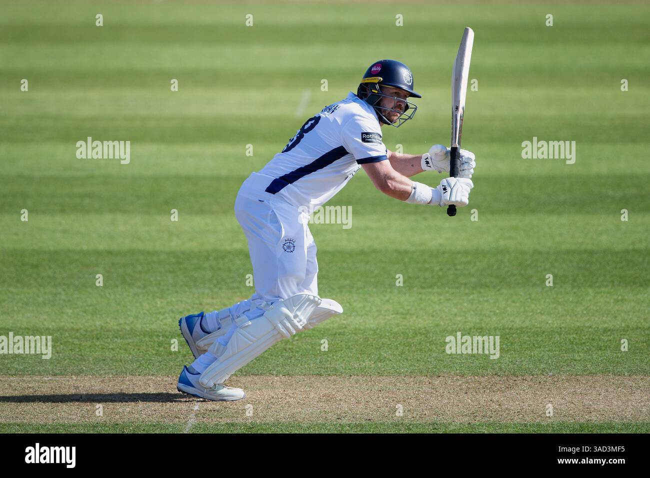 Southampton, UK, 04 April 2025. Mark Stoneman of Hampshire batting ...