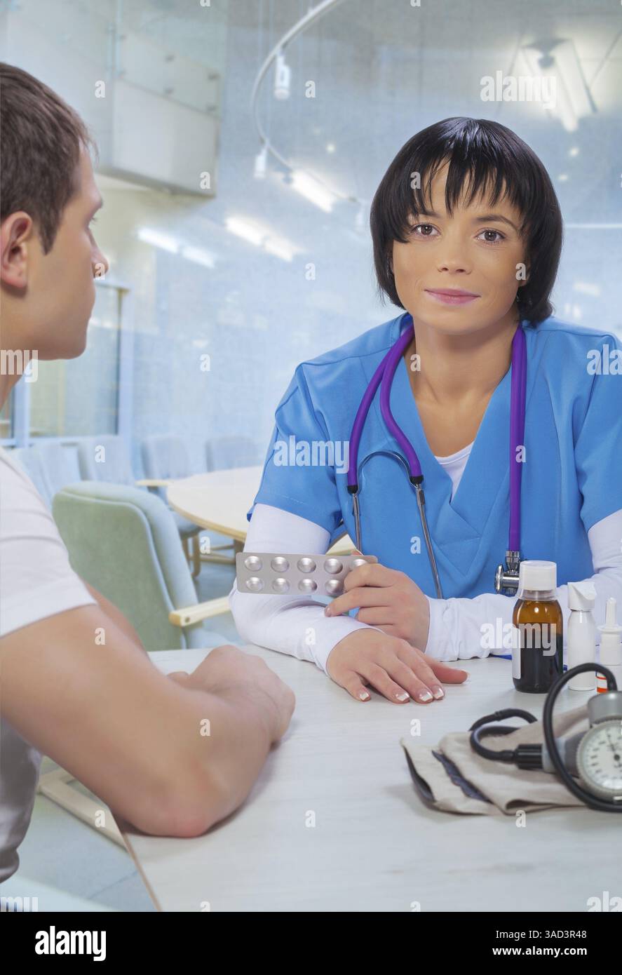 Medical equipment patient sitting table hi-res stock photography and images - Alamy