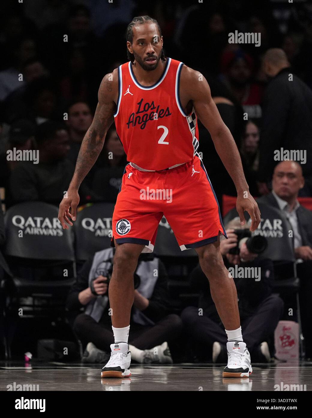 LA Clippers' Kawhi Leonard (2) during the second half of an NBA ...