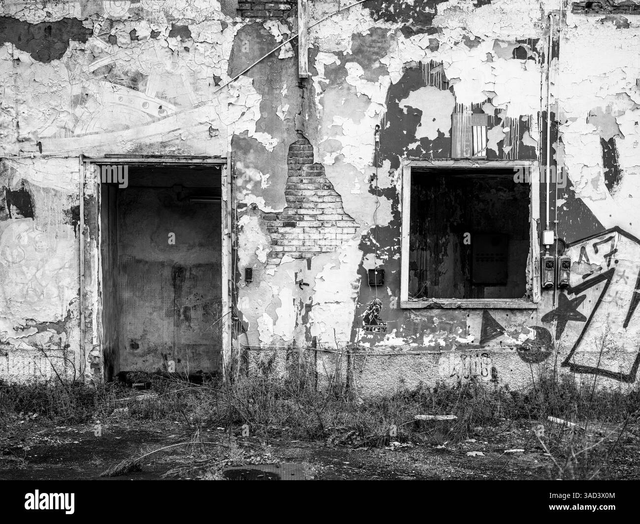Italy, Bologna, lost place, ruined house Stock Photo - Alamy
