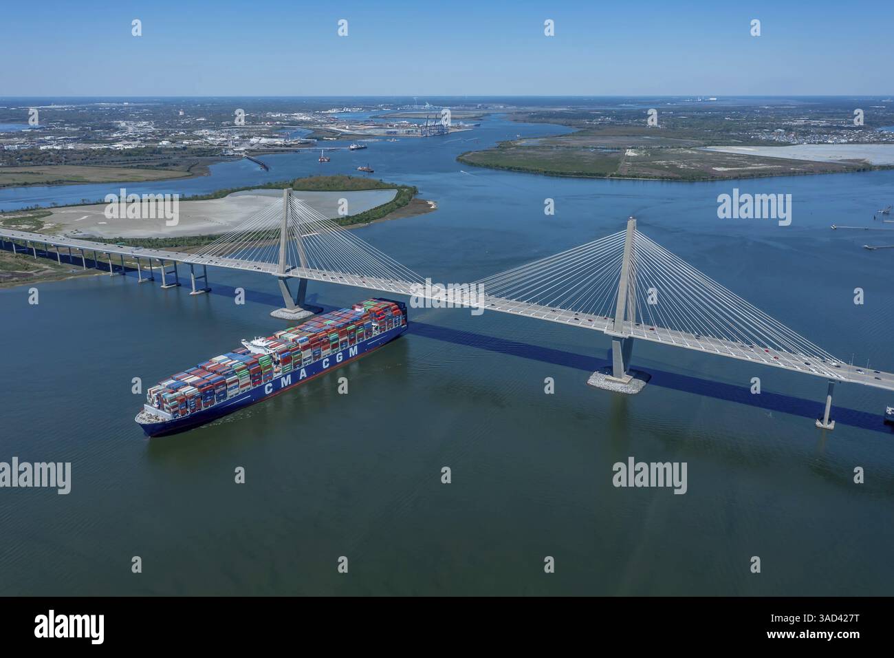 The Arthur Ravenel Jr. Bridge is a cable-stayed bridge in South ...