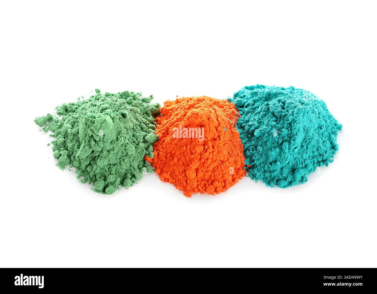 Set of bright powder pigments isolated on white background Stock Photo ...