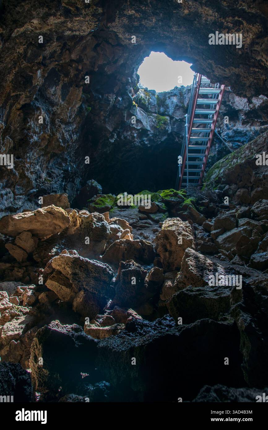 Lava Beds National Monument protects many different caves that were ...