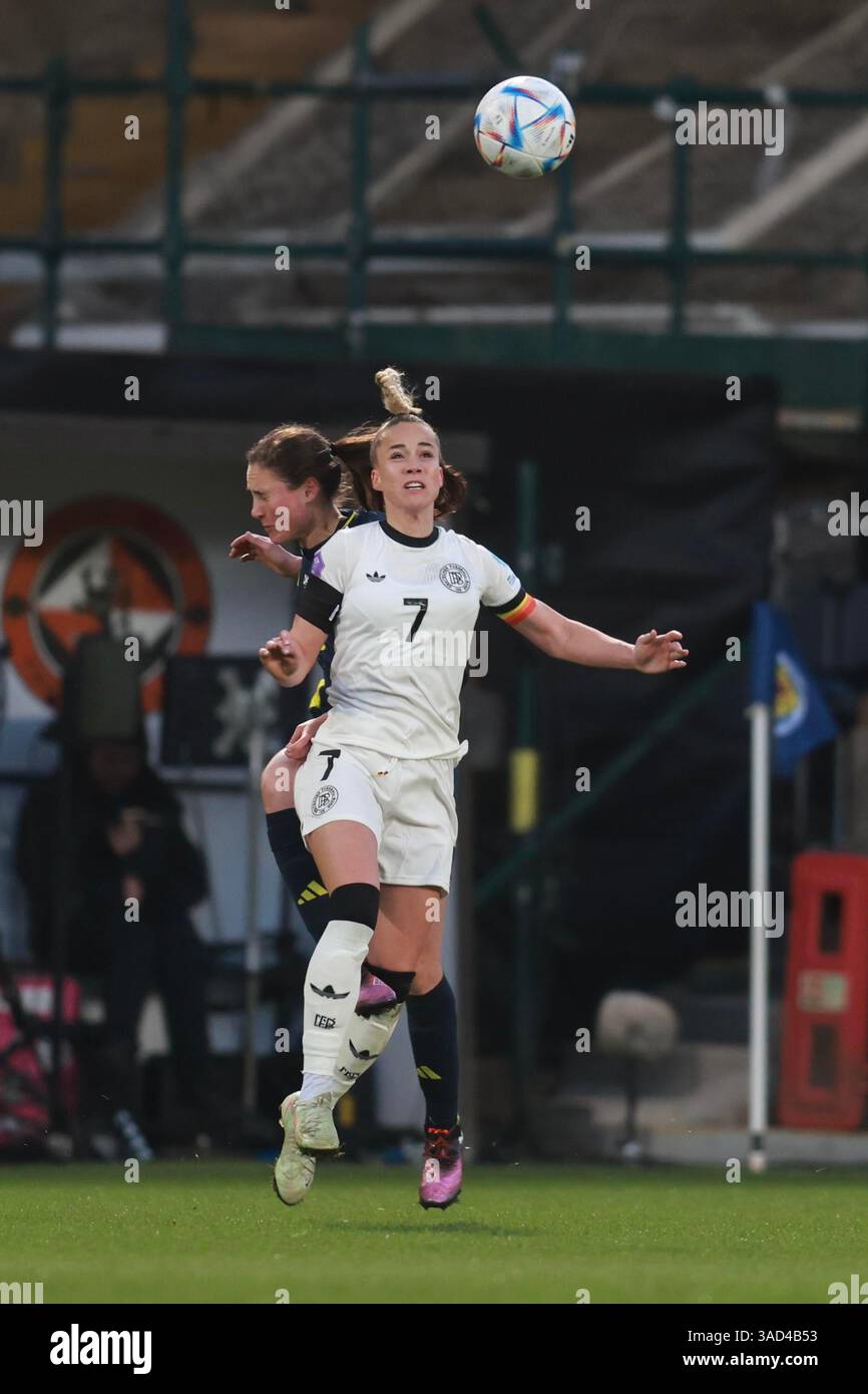 4th April 2025; Tannadice, Dundee, Scotland: Womens Nations League ...
